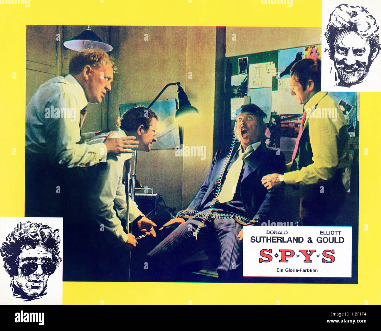 S*P*Y*S, Elliott Gould (bottom), Donald Sutherland (top), from left ...