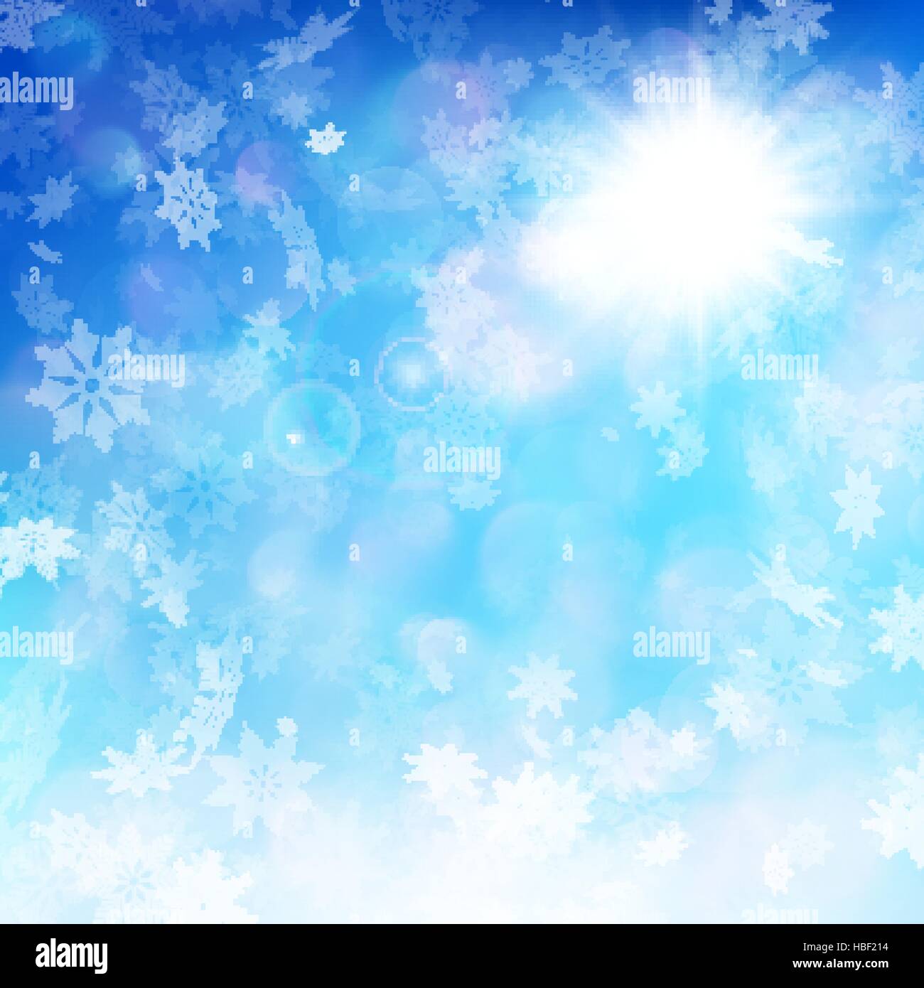 Winter sea background Stock Vector Images - Alamy