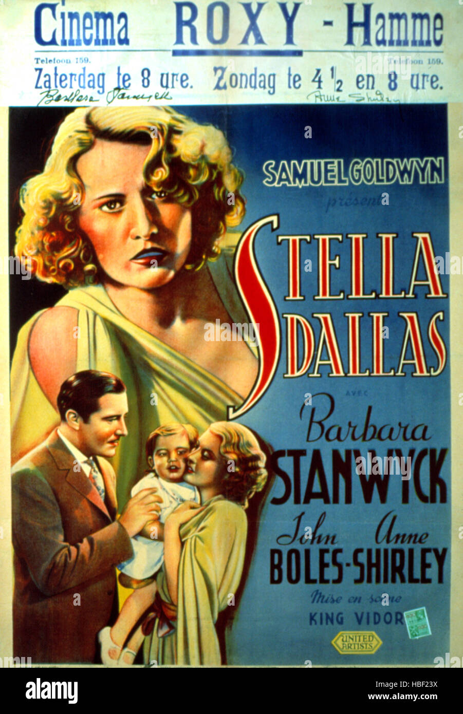 STELLA DALLAS, Barbara Stanwyck, 1937 Stock Photo - Alamy