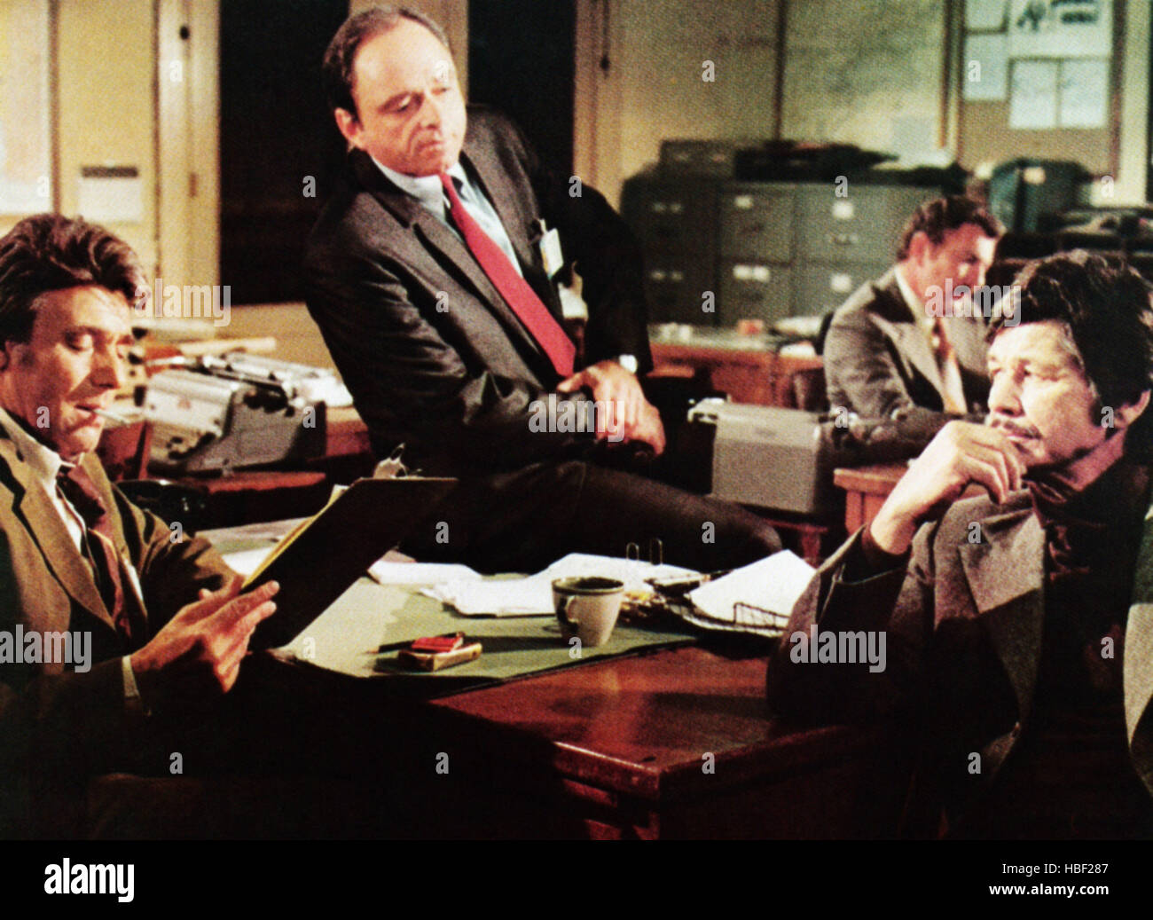 ST. IVES, front from left: Harry Guardino, Harris Yulin, Charles ...