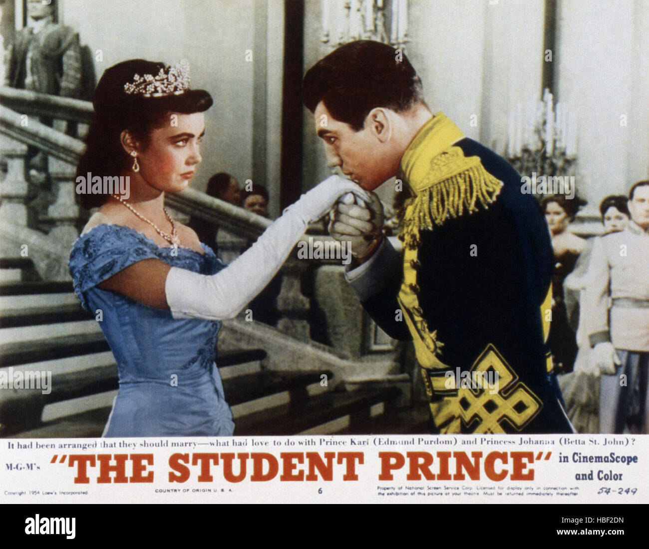 THE STUDENT PRINCE, Betta St. John, Edmund Purdom, 1954 Stock Photo - Alamy