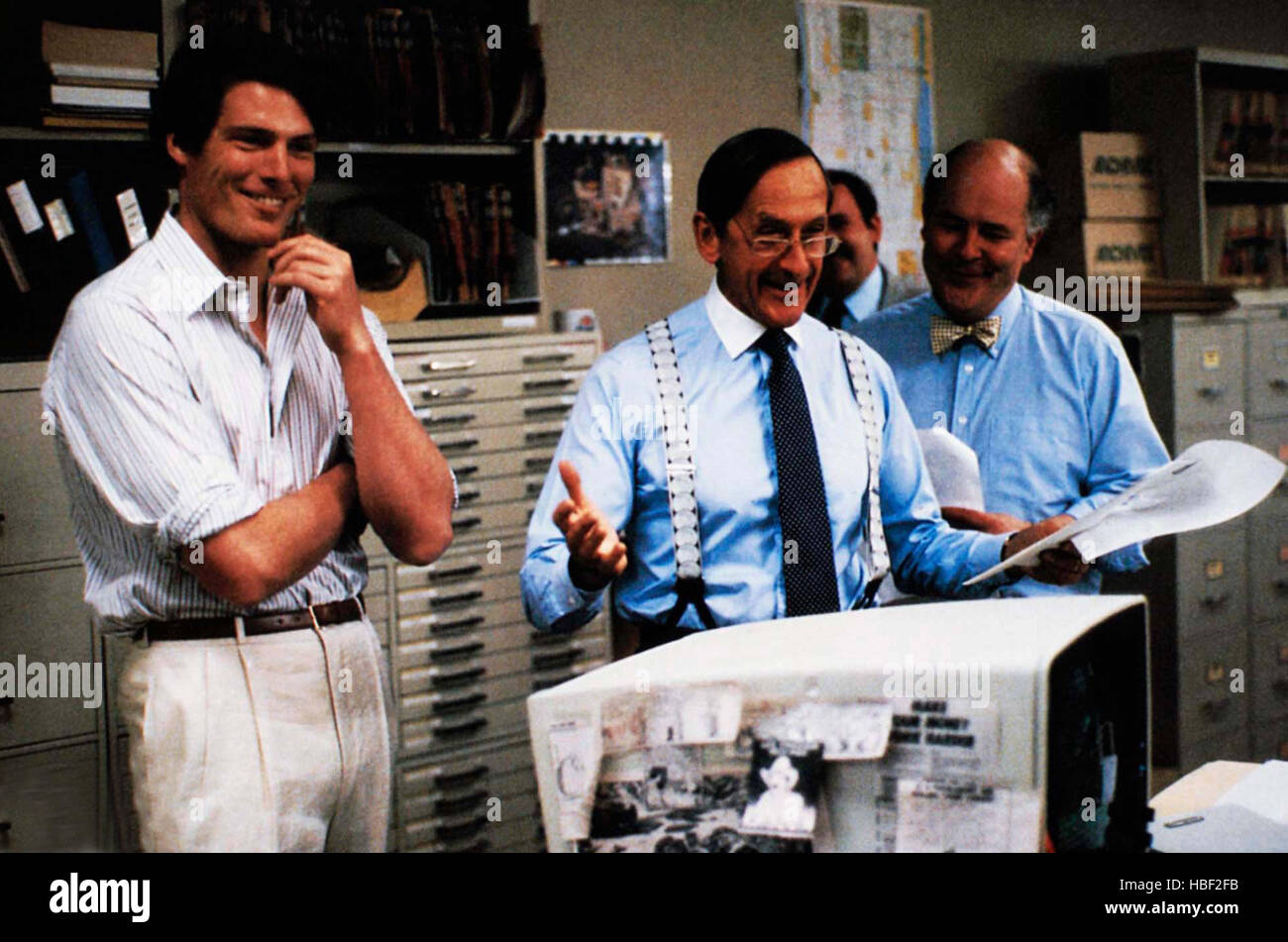 STREET SMART, Christopher Reeve (left), Andre Gregory (center), 1987 ...