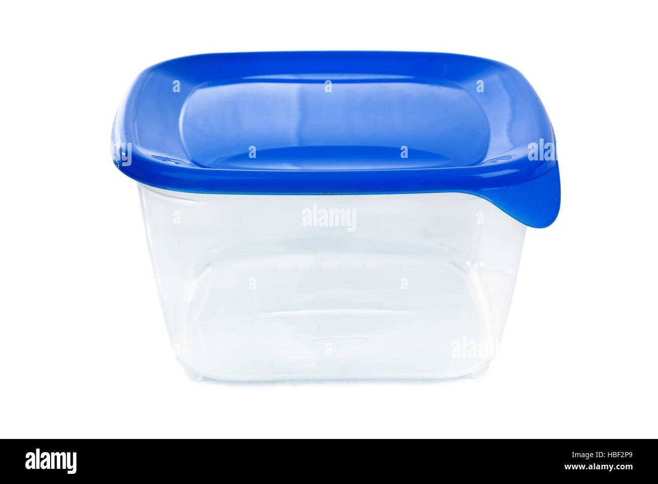 Blue plastic square box Cut Out Stock Images & Pictures - Alamy