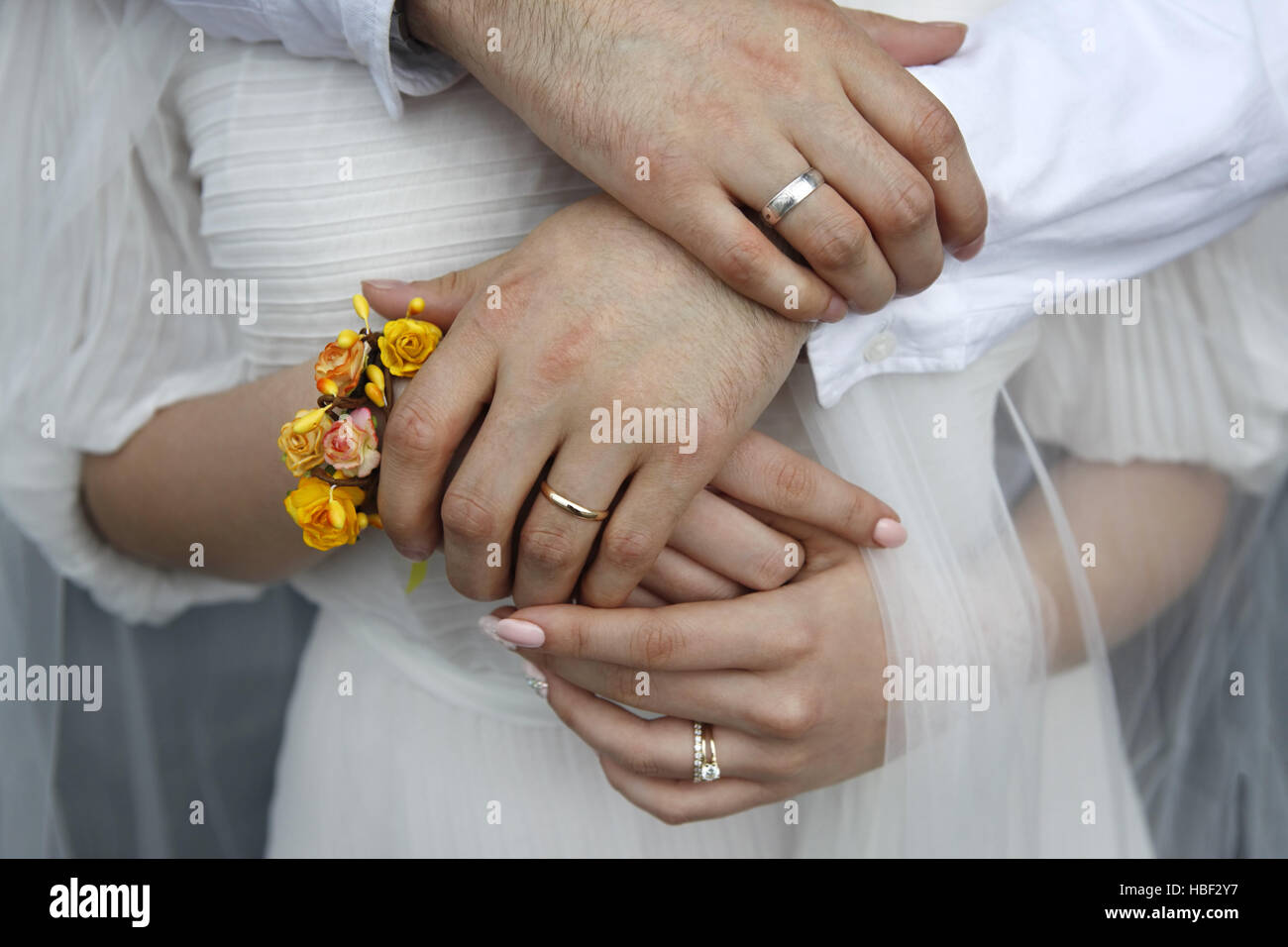 Groom and bride Stock Photo - Alamy