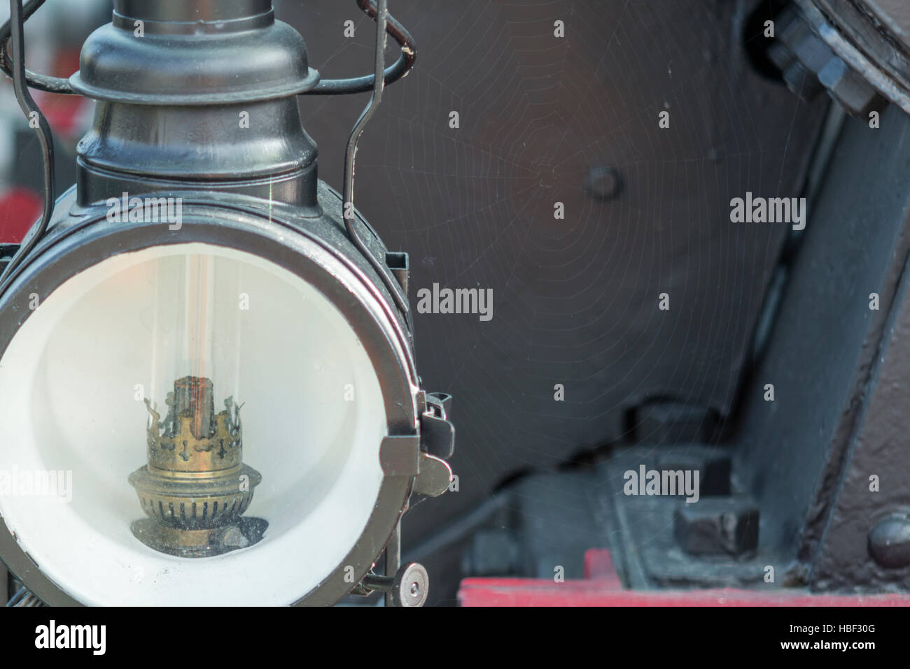 Steam locomotive oil lamp hi-res stock photography and images - Alamy