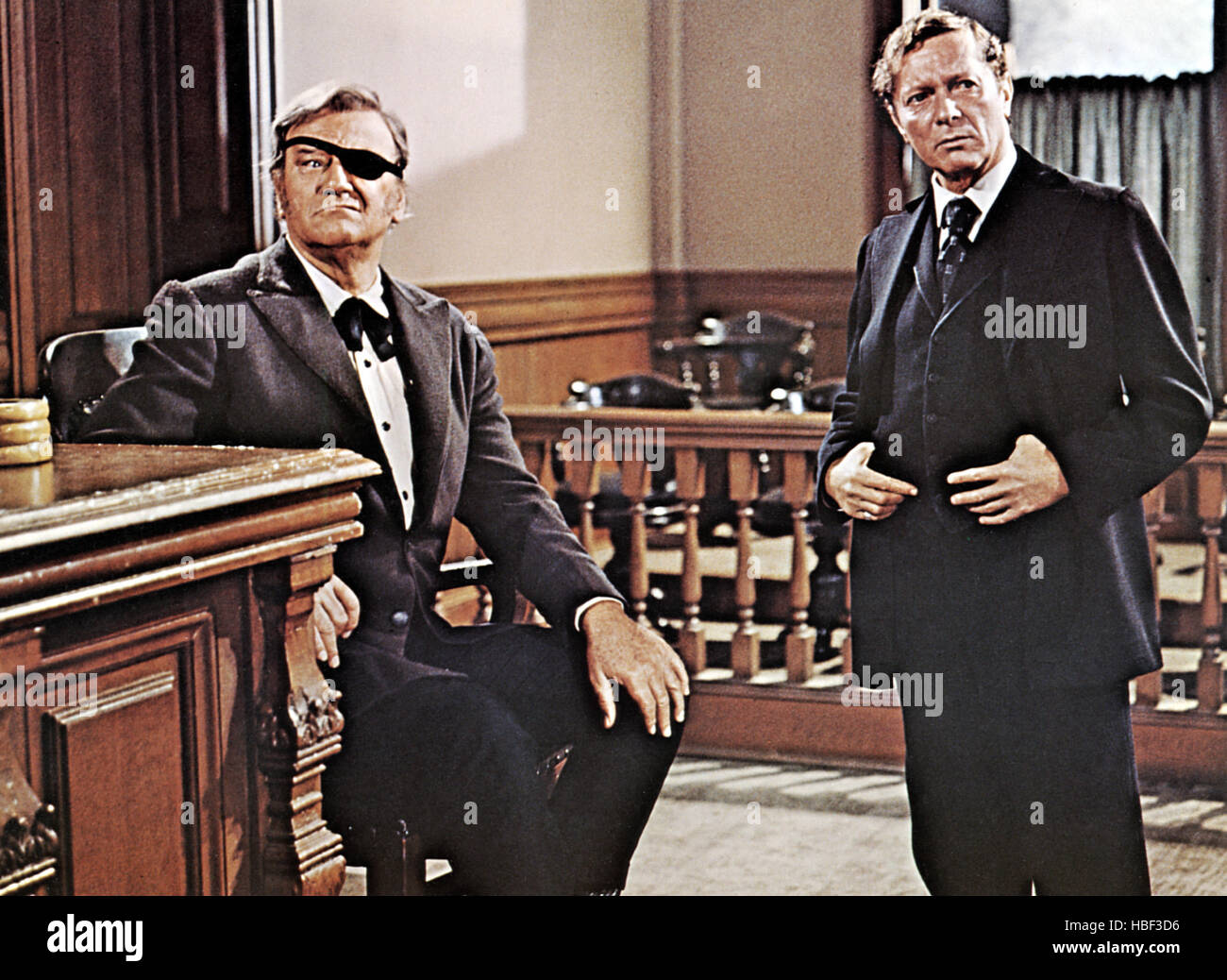 TRUE GRIT, John Wayne, Alfred Ryder, 1969 Stock Photo - Alamy
