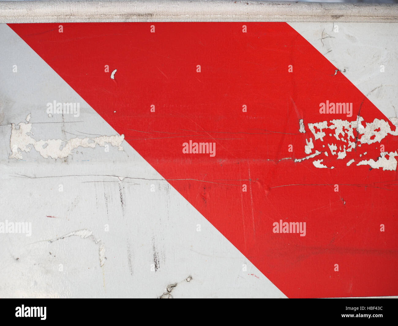 Red and white striped sign Stock Photo - Alamy