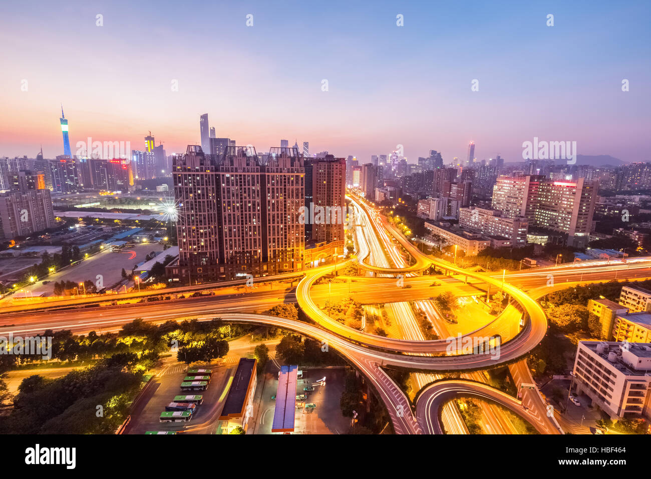 city highway overpass Stock Photo - Alamy