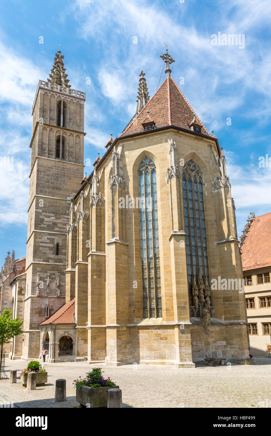 Rothenburg ob der Tauber Church Stock Photo - Alamy