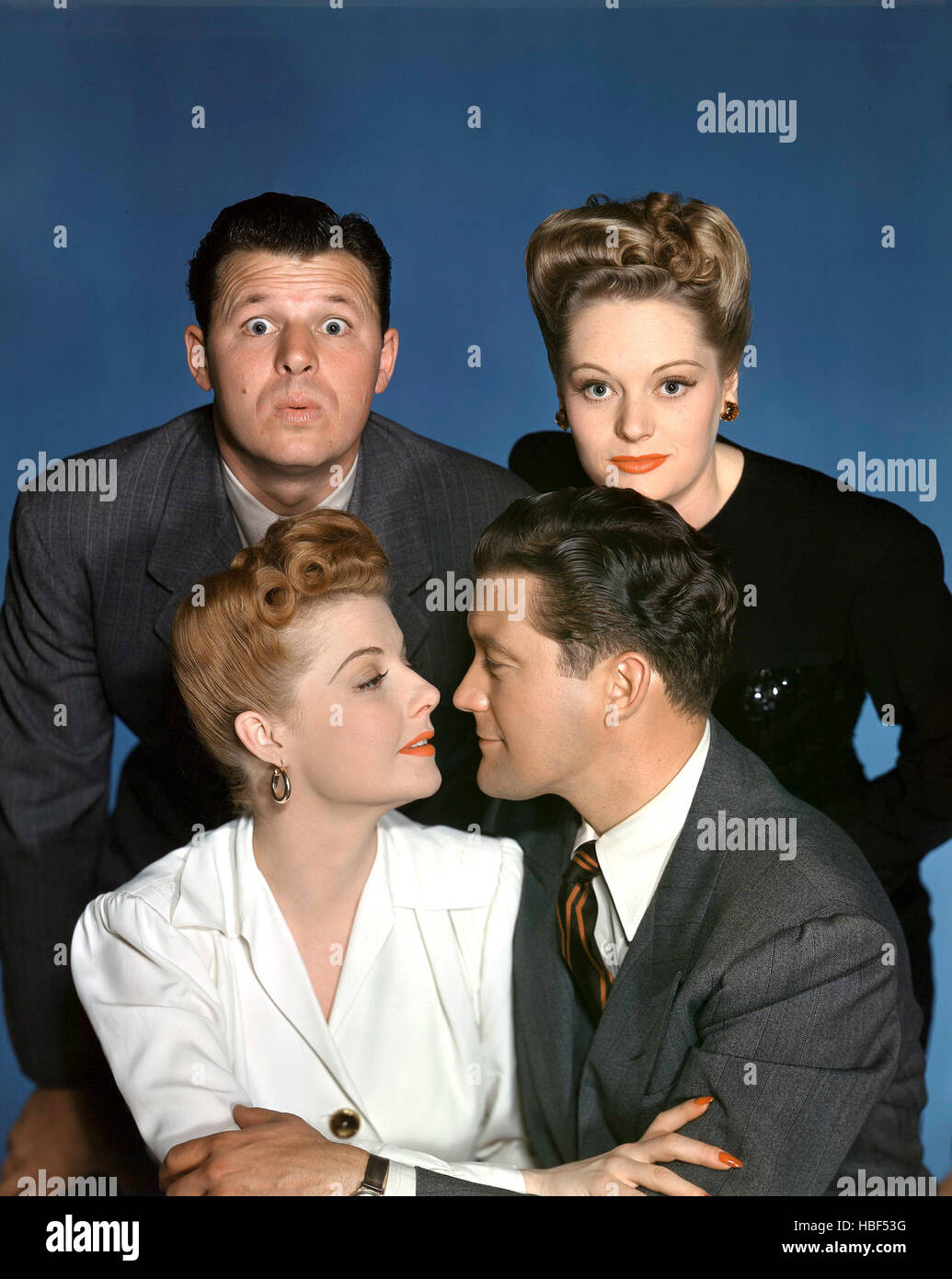 ONE MORE TOMORROW, Ann Sheridan, Dennis Morgan (front), Jack Carson ...