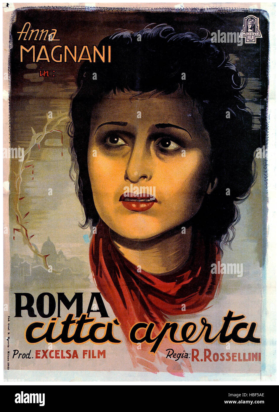 Roberto rossellini poster rome hi-res stock photography and images - Alamy