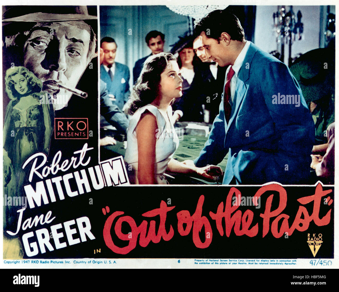 OUT OF THE PAST, Jane Greer, Robert Mitchum, 1947 Stock Photo - Alamy