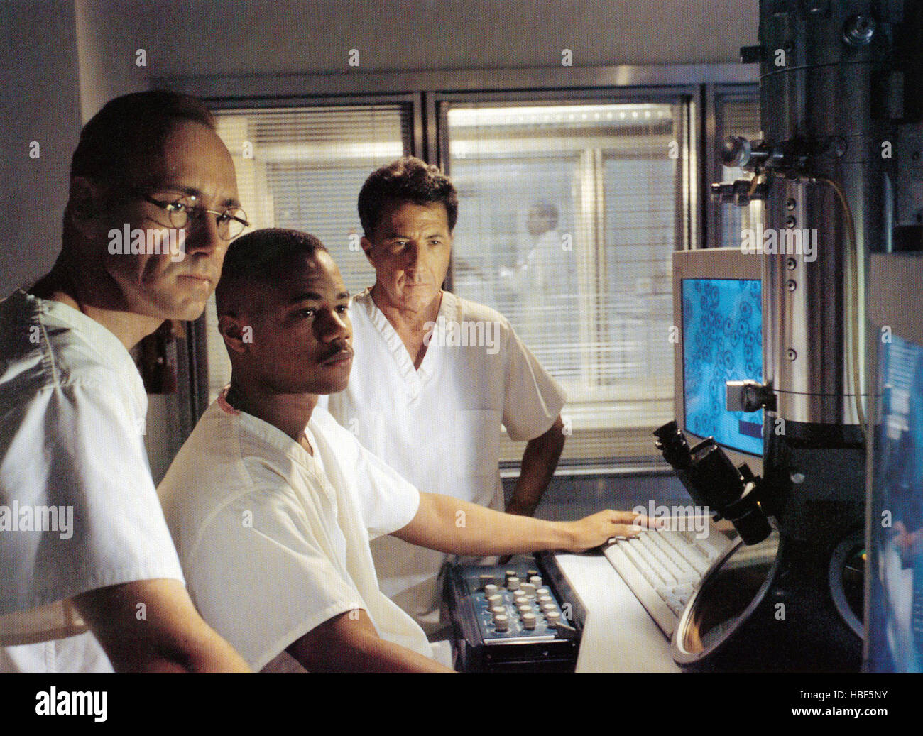 OUTBREAK, from left: Kevin Spacey, Cuba Gooding Jr., Dustin Hoffman ...