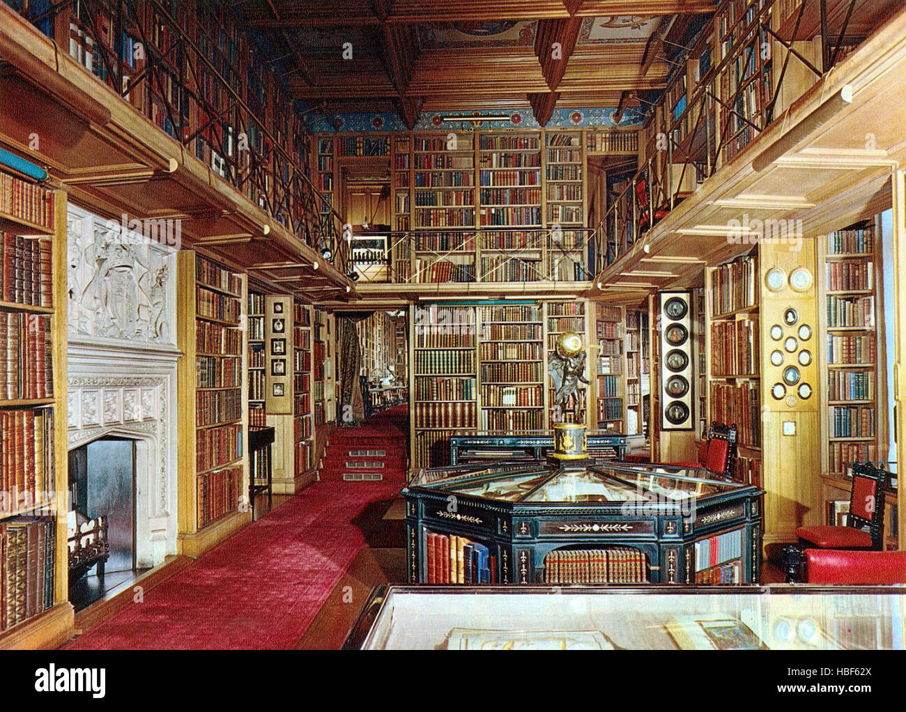 PALACES OF A QUEEN, the Royal Library in Windsor Castle, 1967 Stock ...