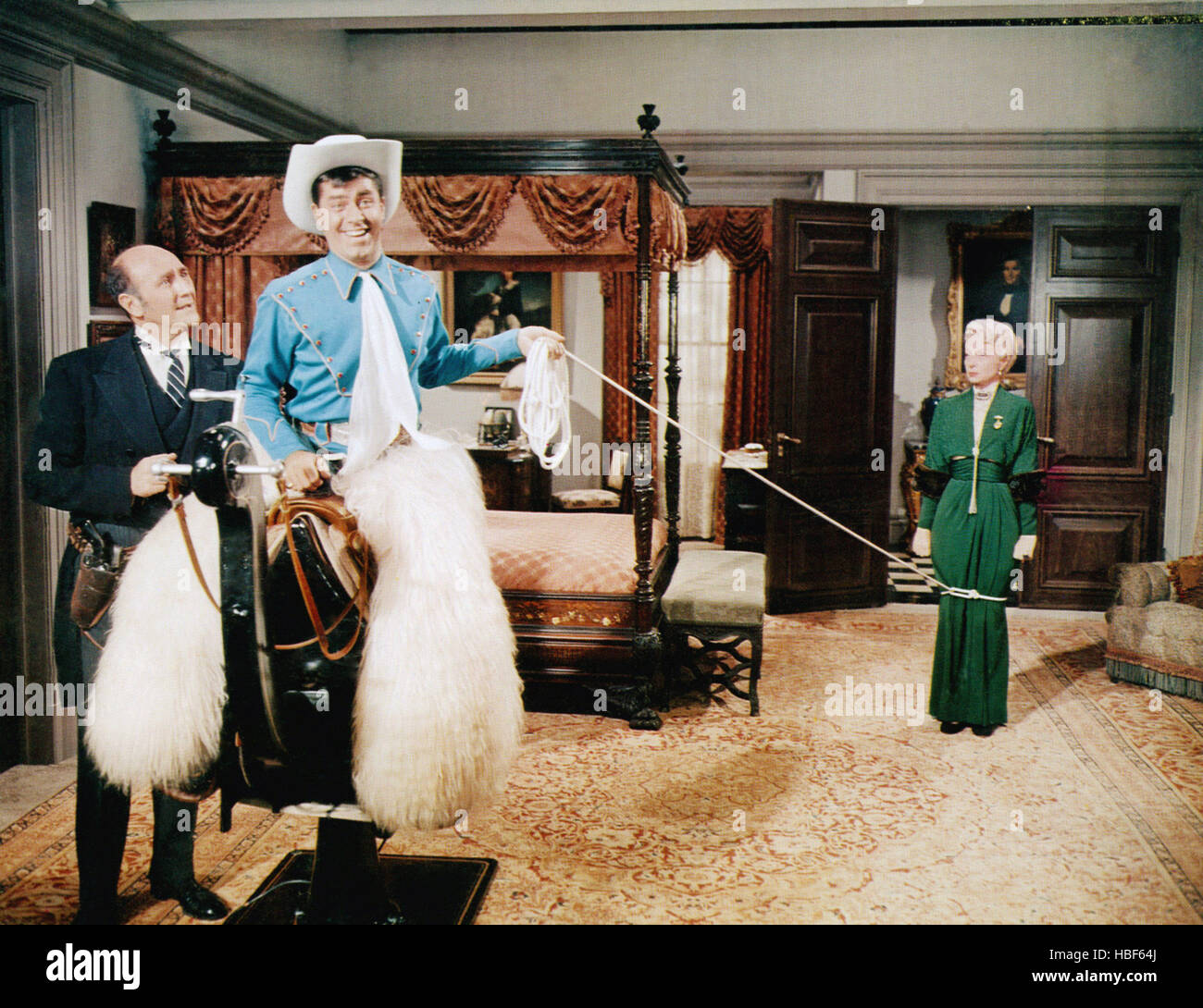 PARDNERS, from left: Milton Frome, Jerry Lewis, Agnes Moorehead, 1956 ...