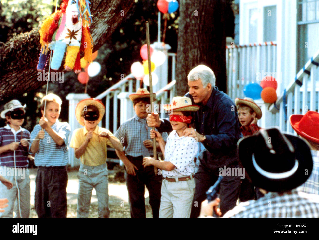 PARENTHOOD, Jasen Fisher (blindfolded), Steve Martin, 1989, (c ...