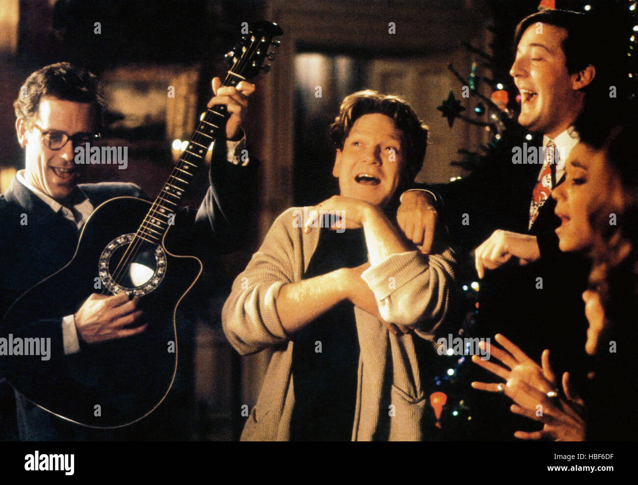 PETER'S FRIENDS, from left: Hugh Laurie, Kenneth Branagh, Stephen Fry ...