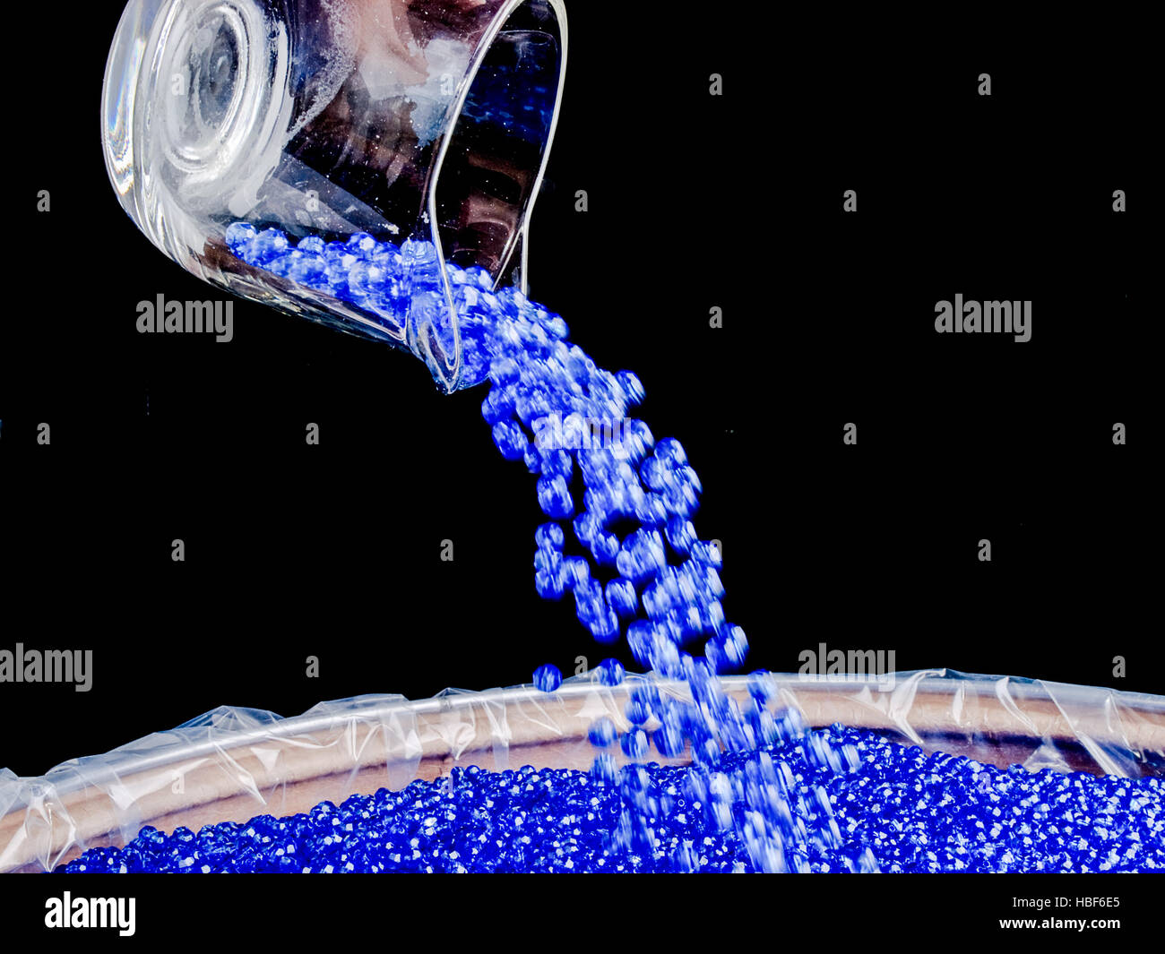 Pouring Plastic Colored Beads Stock Photo - Alamy