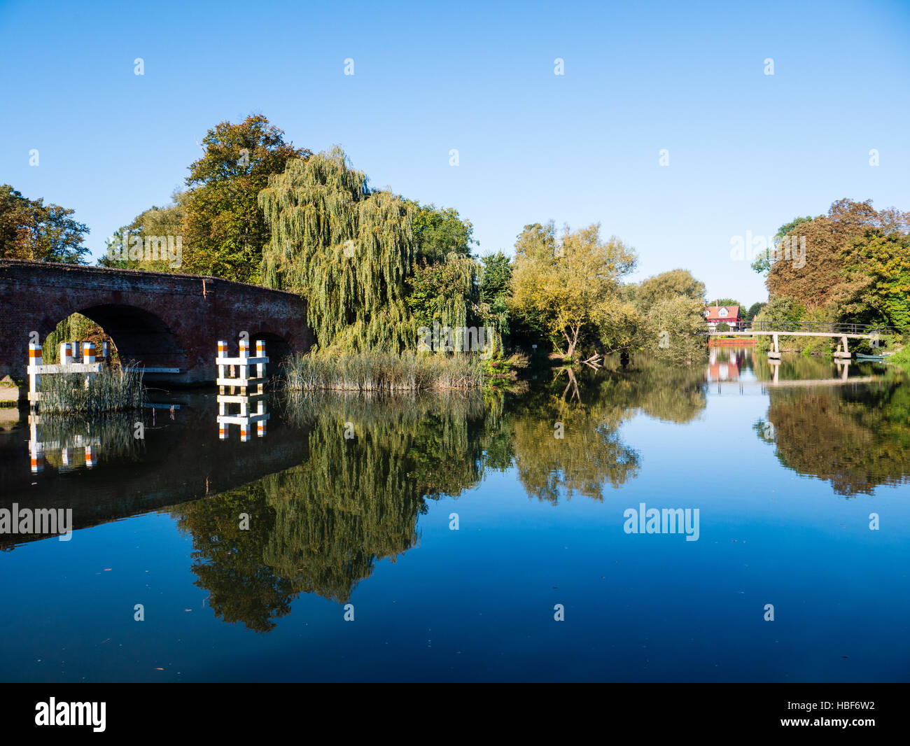 Sonning Bridge, River Thames, Sonning nr Reading, Berkshire, England ...