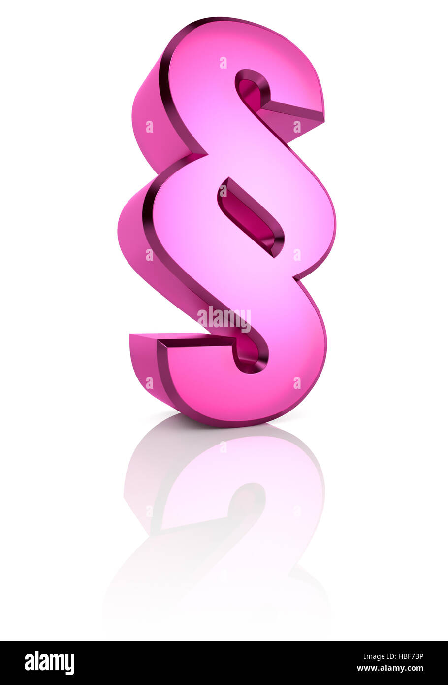Pink Paragraph Symbol Stock Photo - Alamy