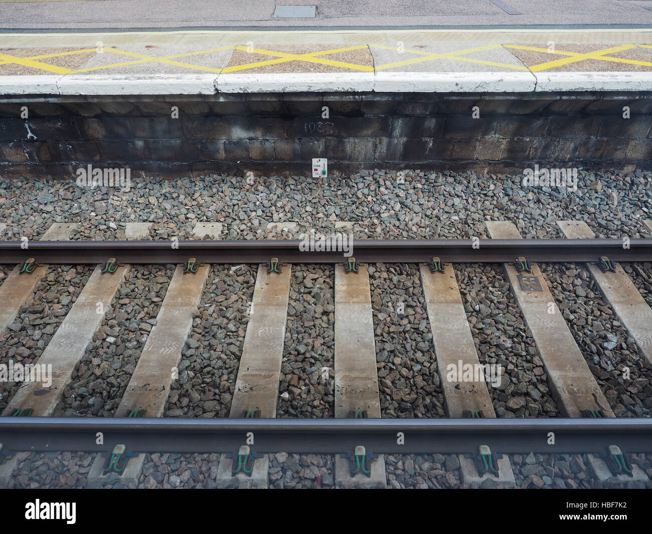 Railway railroad track Stock Photo - Alamy