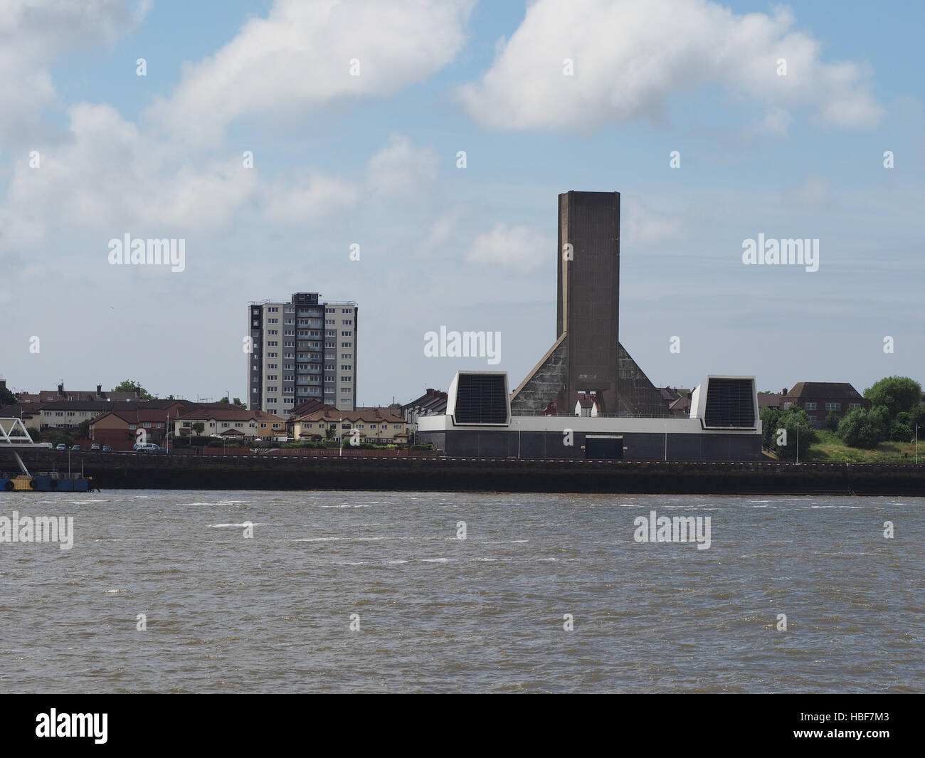 View of Birkenhead in Liverpool Stock Photo - Alamy