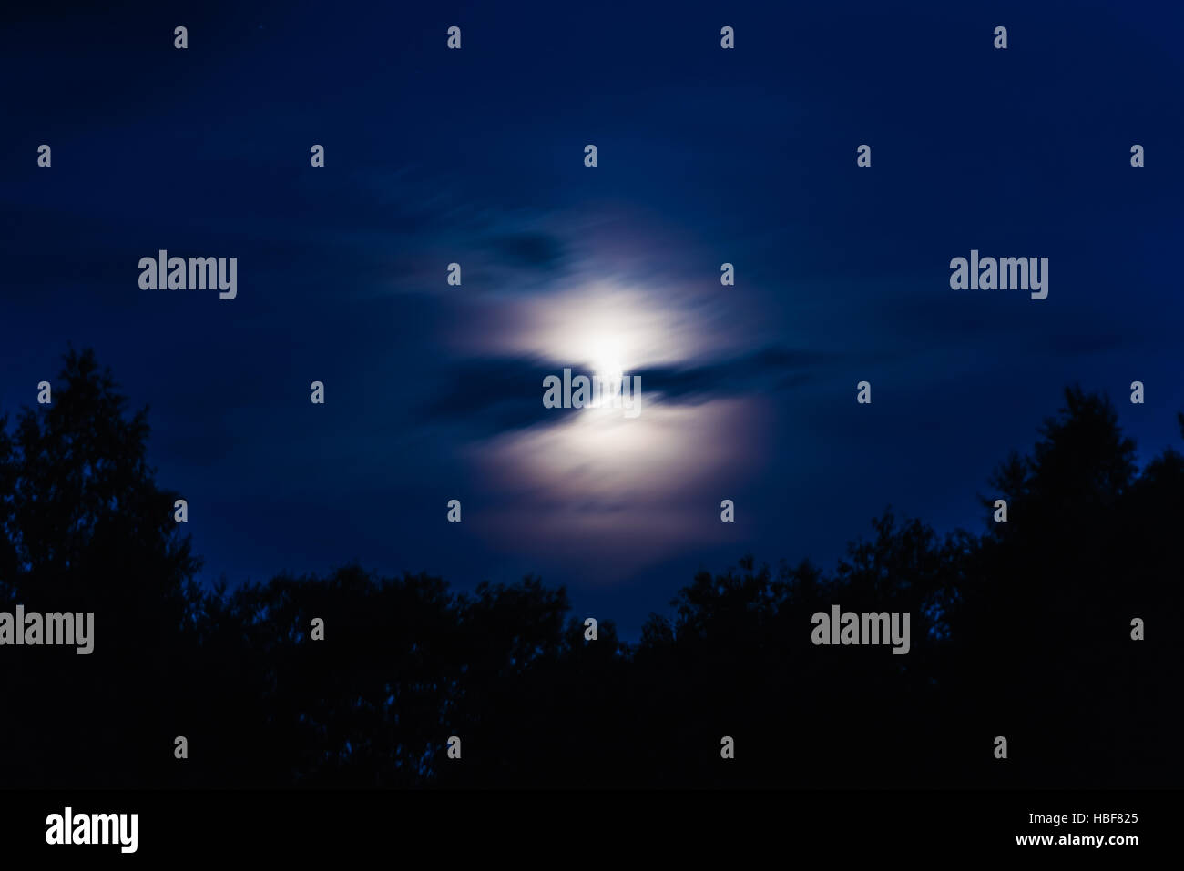 river at night with fog Stock Photo - Alamy