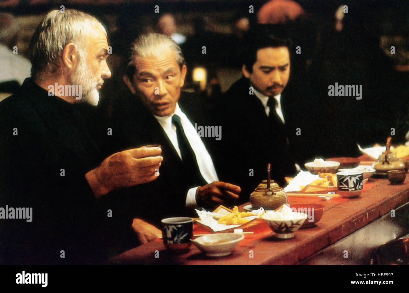 RISING SUN, from left: Sean Connery, Mako, 1993, TM & Copyright © 20th ...