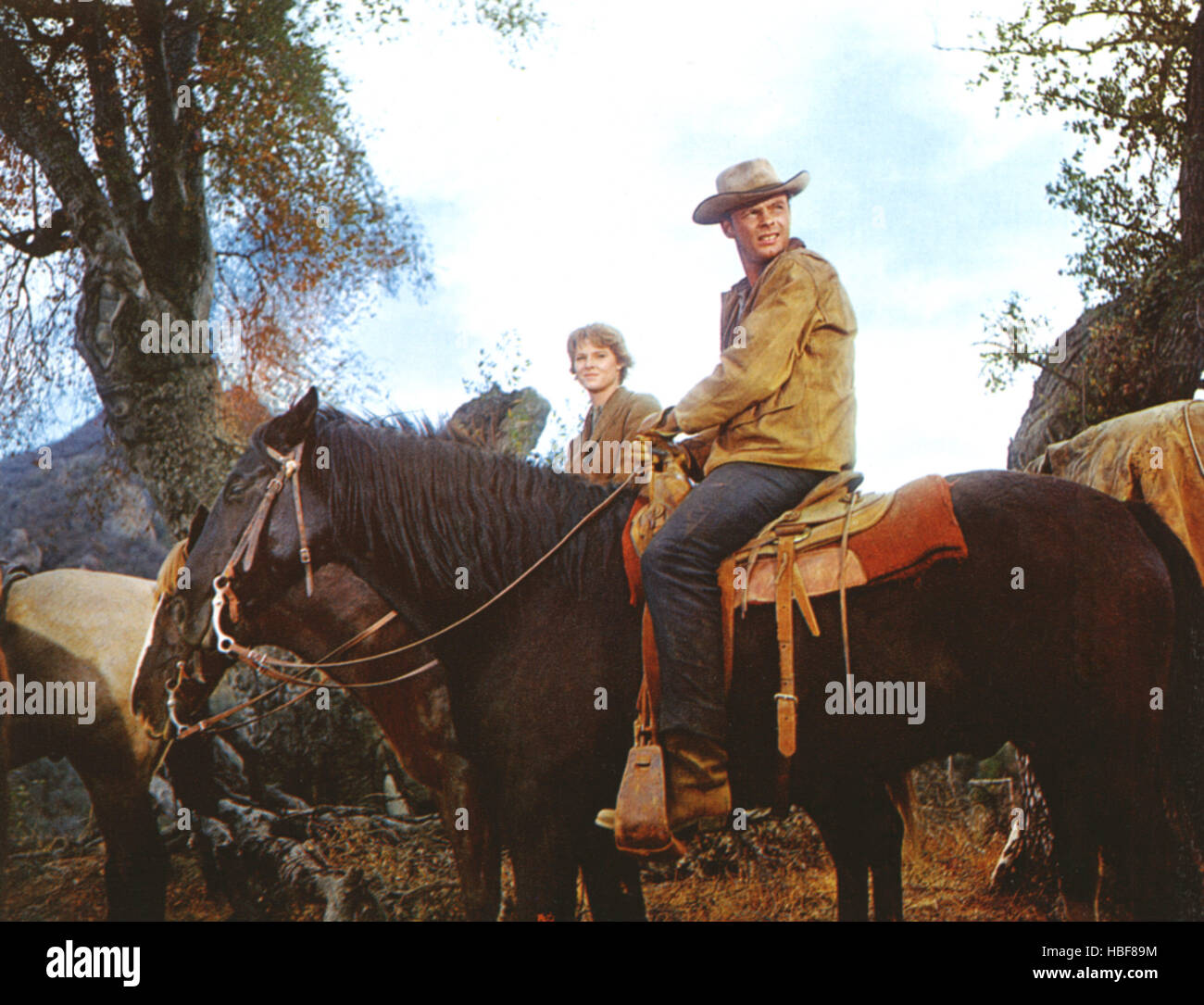RIDE THE HIGH COUNTRY, Mariette Hartley, Ron Starr, 1962 Stock Photo ...