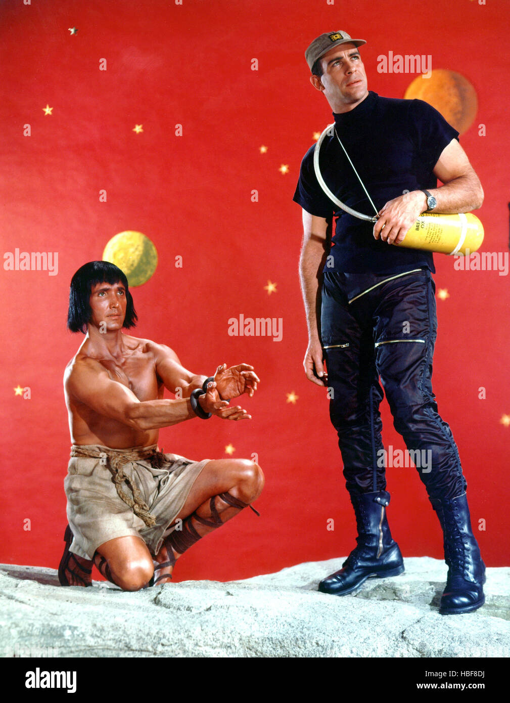 ROBINSON CRUSOE ON MARS, Victor Lundin, Paul Mantee, 1964 Stock Photo ...