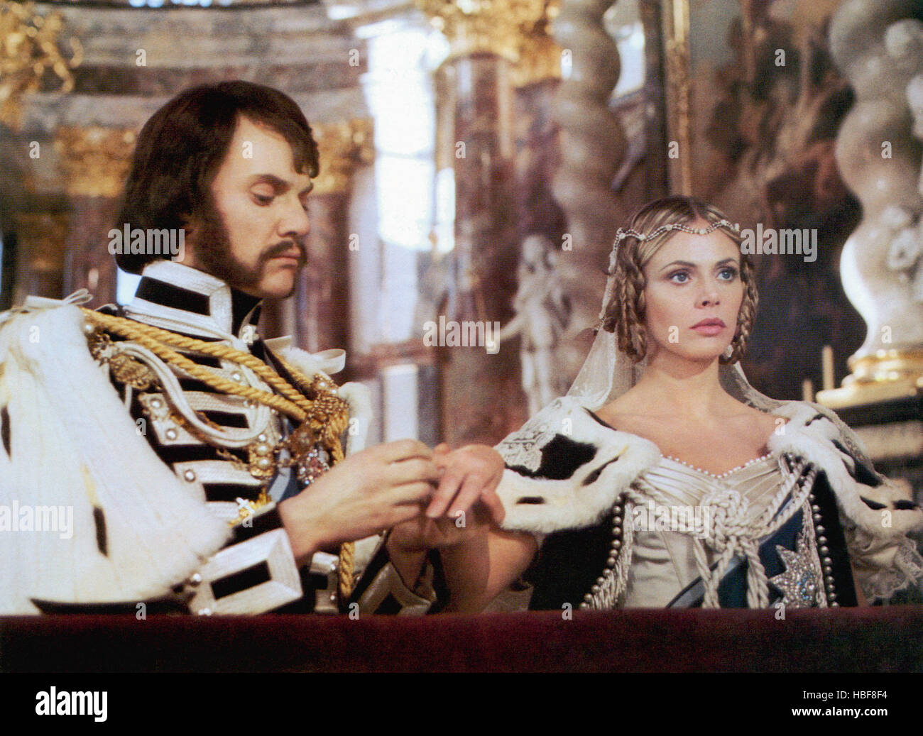 ROYAL FLASH, Alan Bates, Britt Ekland, 1975 Stock Photo - Alamy