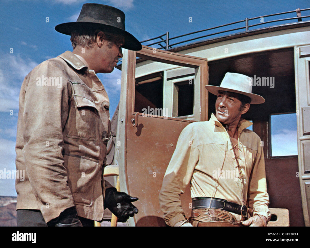 ROUGH NIGHT IN JERICHO, George Peppard, Dean Martin, 1967 Stock Photo ...