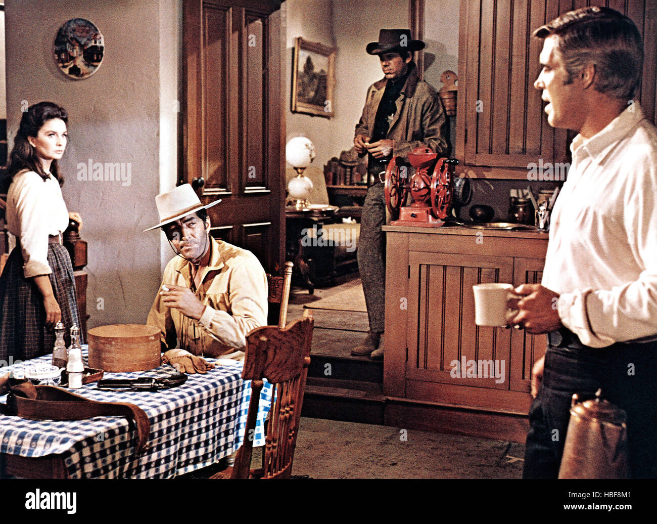 ROUGH NIGHT IN JERICHO, from left: Jean Simmons, Dean Martin, Brad ...