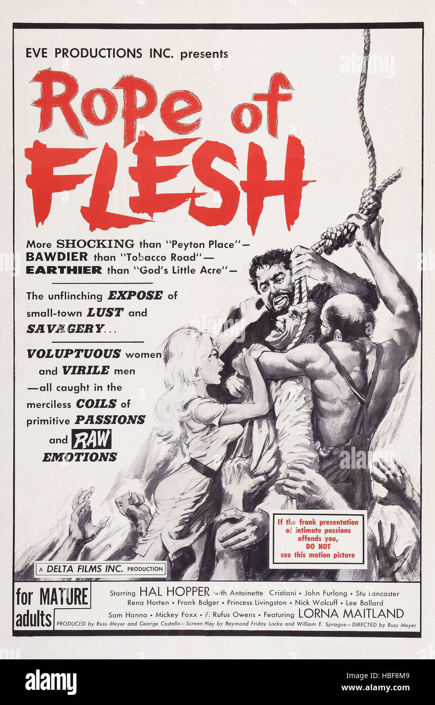 MUDHONEY, (aka ROPE OF FLESH, aka MUD HONEY), US poster art, 1965 Stock ...