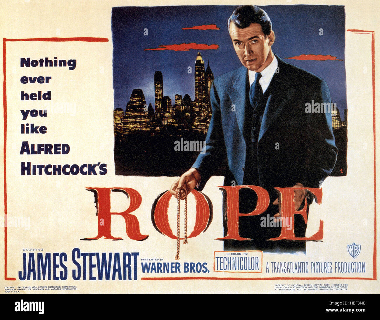 ROPE, James Stewart, 1948 Stock Photo - Alamy