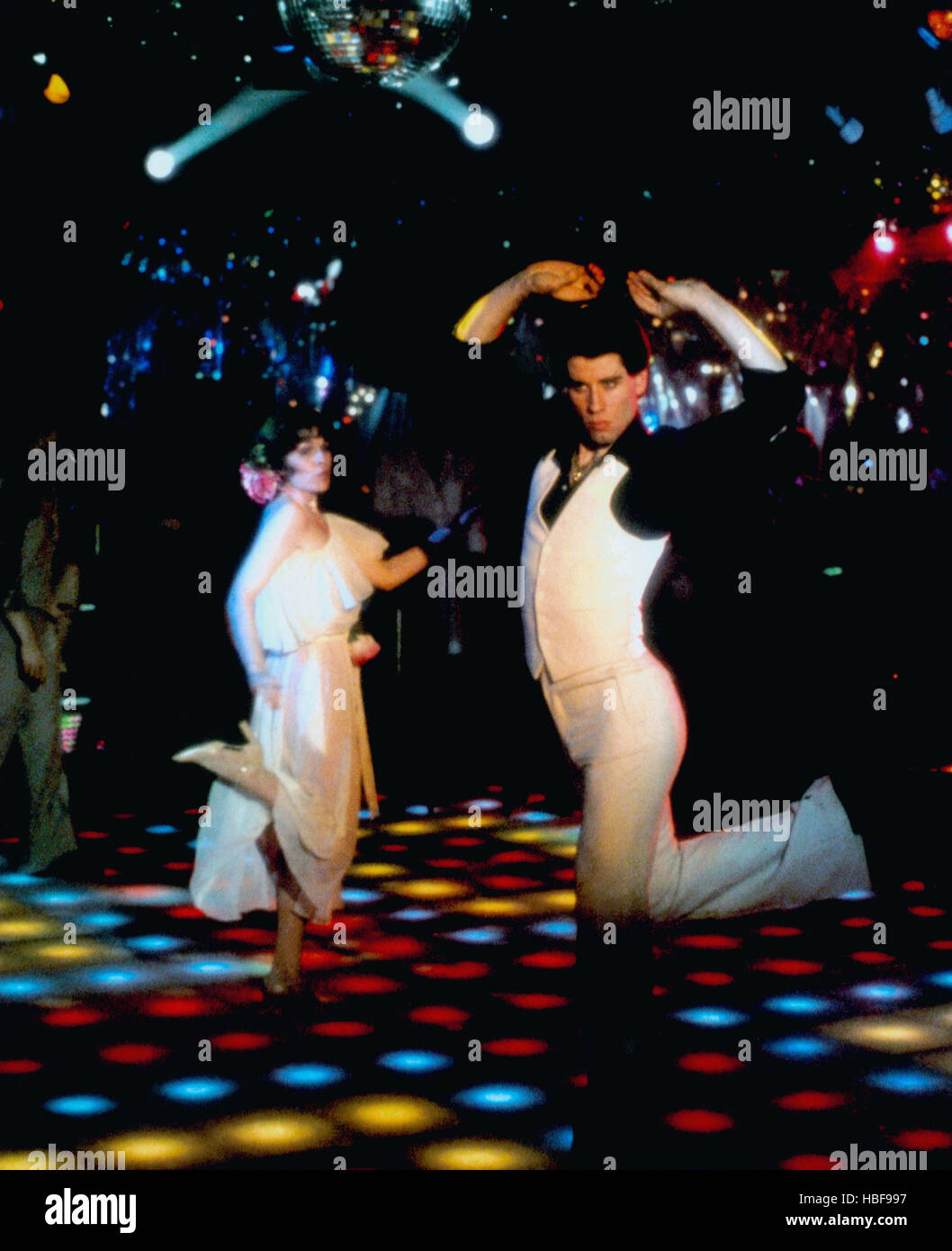 SATURDAY NIGHT FEVER, John Travolta (front), 1977 Stock Photo - Alamy
