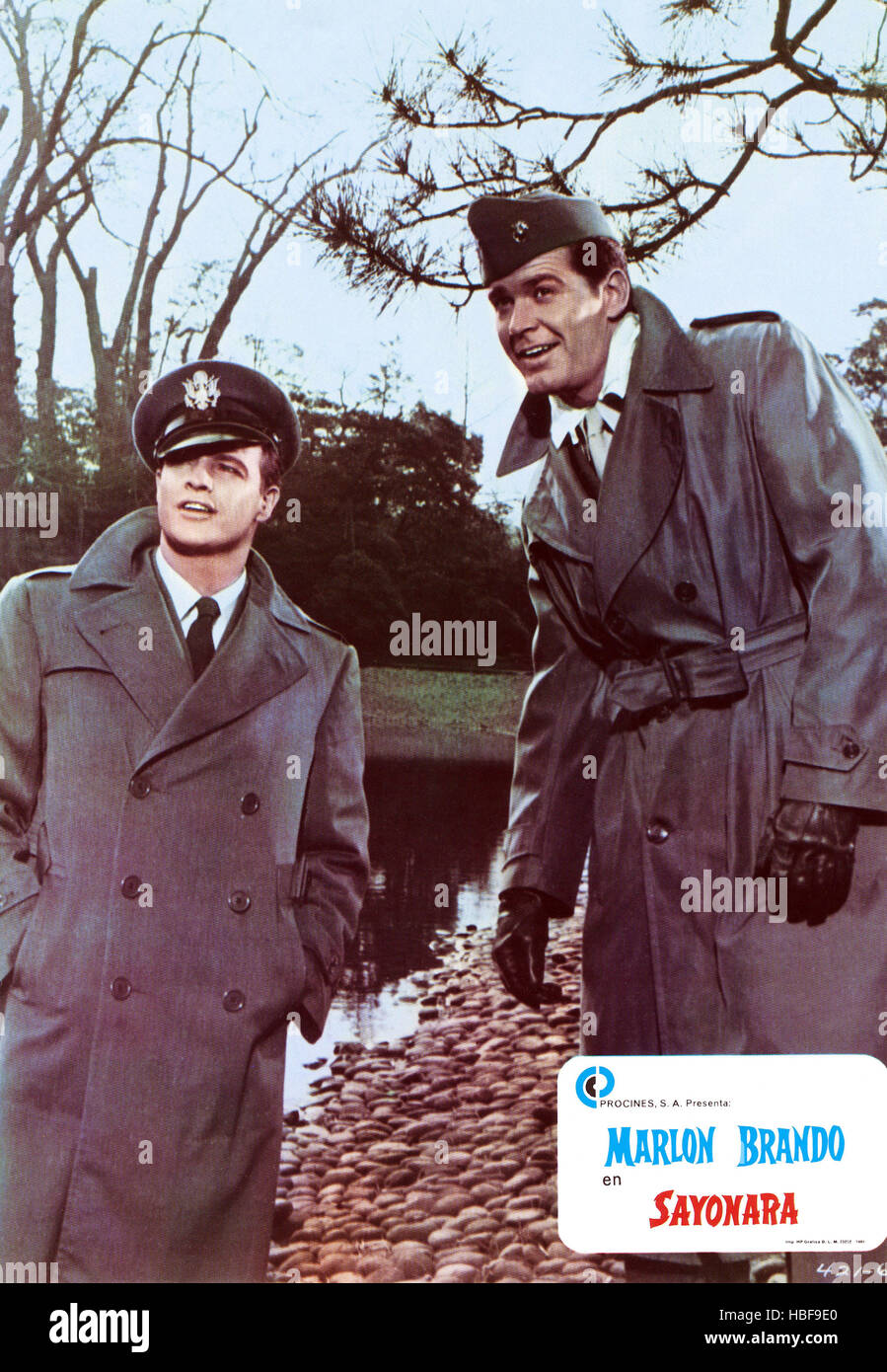 SAYONARA, from left: Marlon Brando, James Garner, 1957 Stock Photo - Alamy