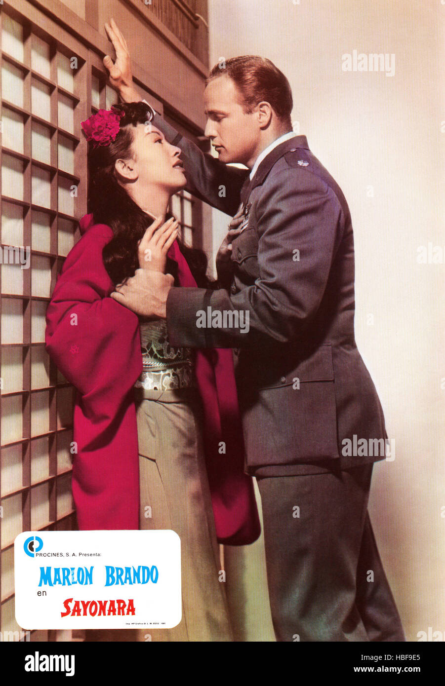 SAYONARA, from left: Miiko Taka, Marlon Brando, 1957 Stock Photo - Alamy