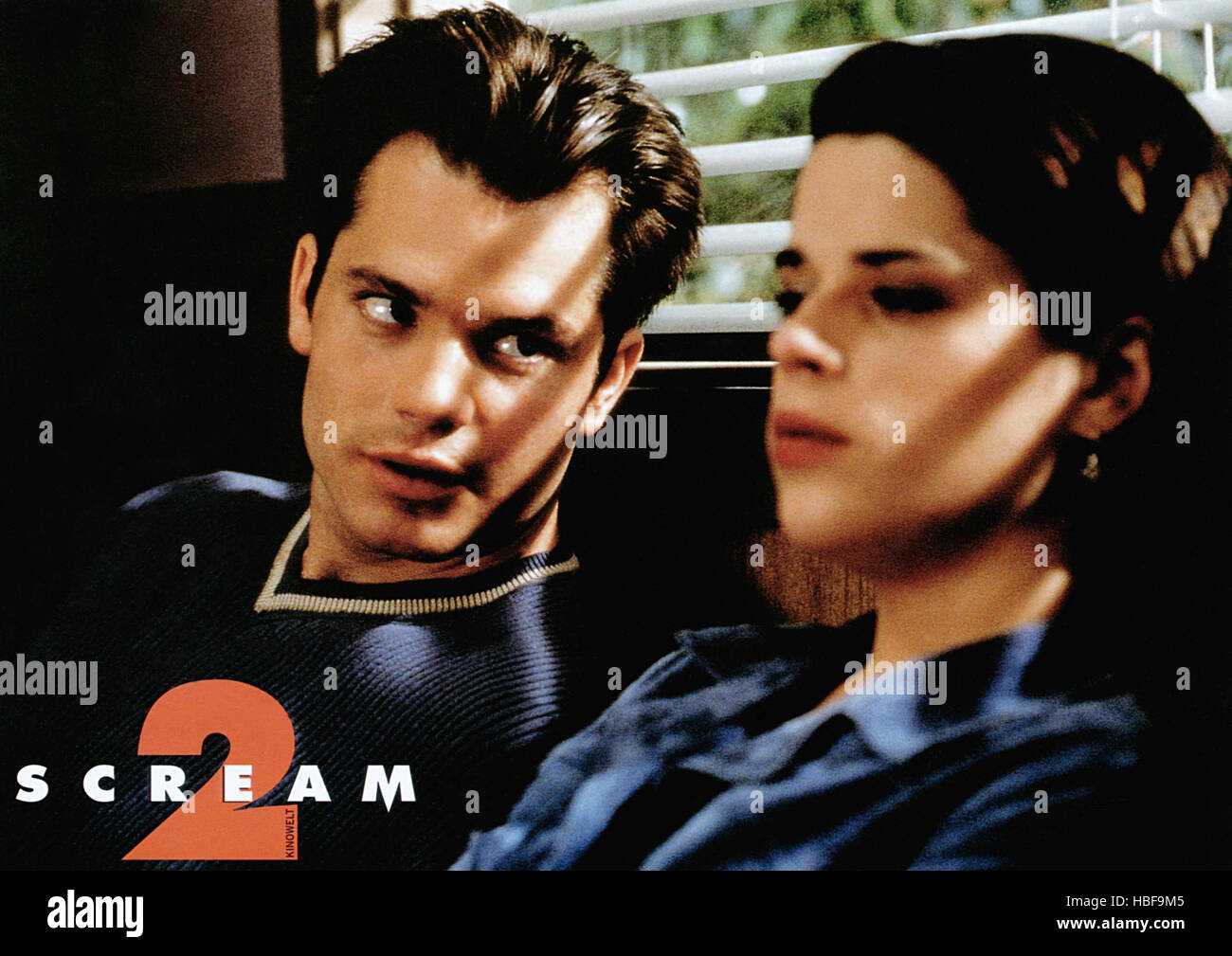 SCREAM 2, from left: Timothy Olyphant, Neve Campbell, 1997, © Dimension ...