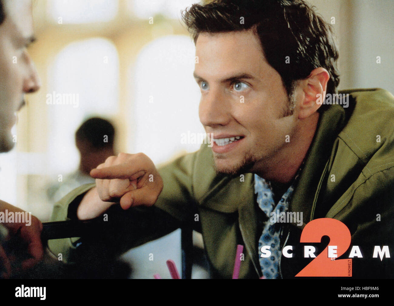 SCREAM 2, from left: David Arquette, Jamie Kennedy, 1997, © Dimension ...