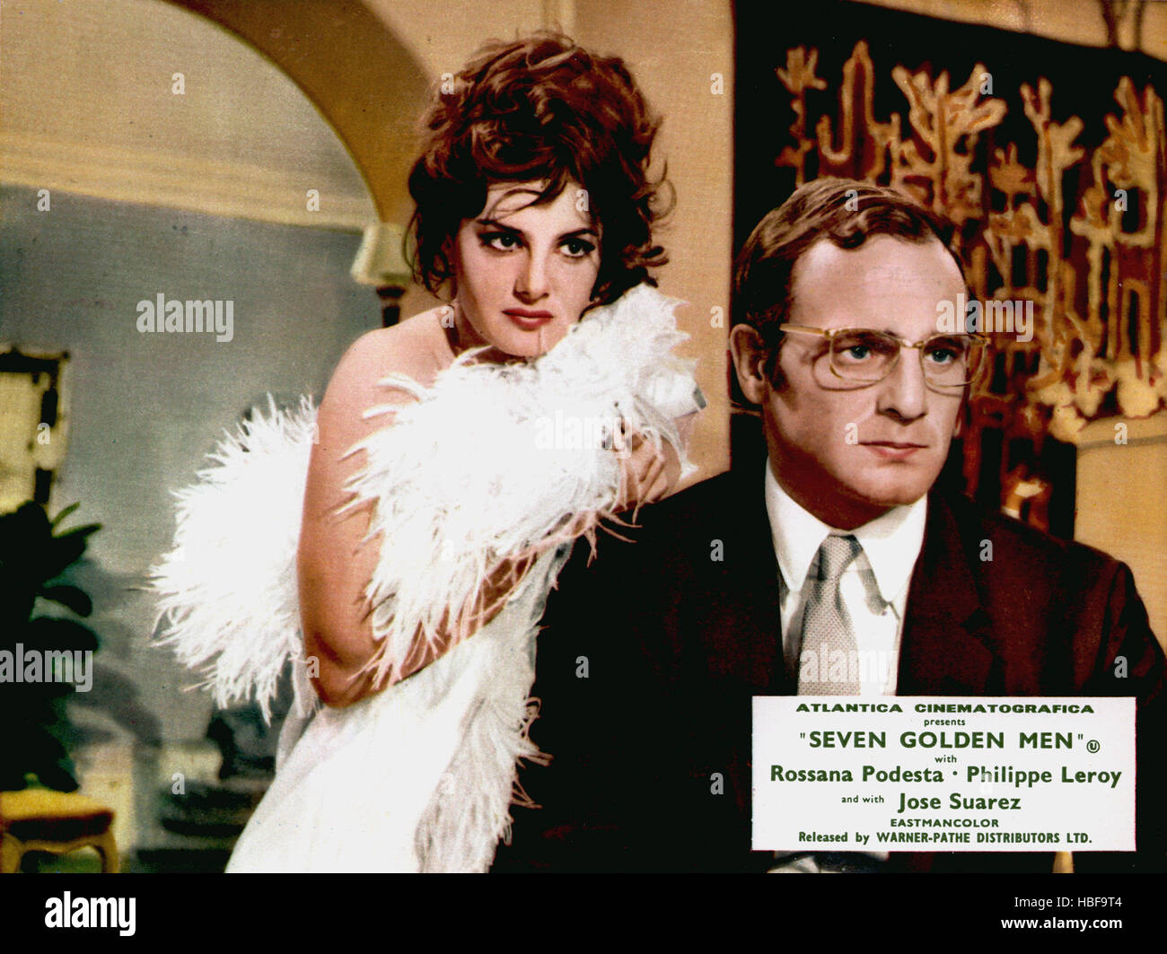 SEVEN GOLDEN MEN, Rossana Podesta, Philippe Leroy, 1965 Stock Photo - Alamy