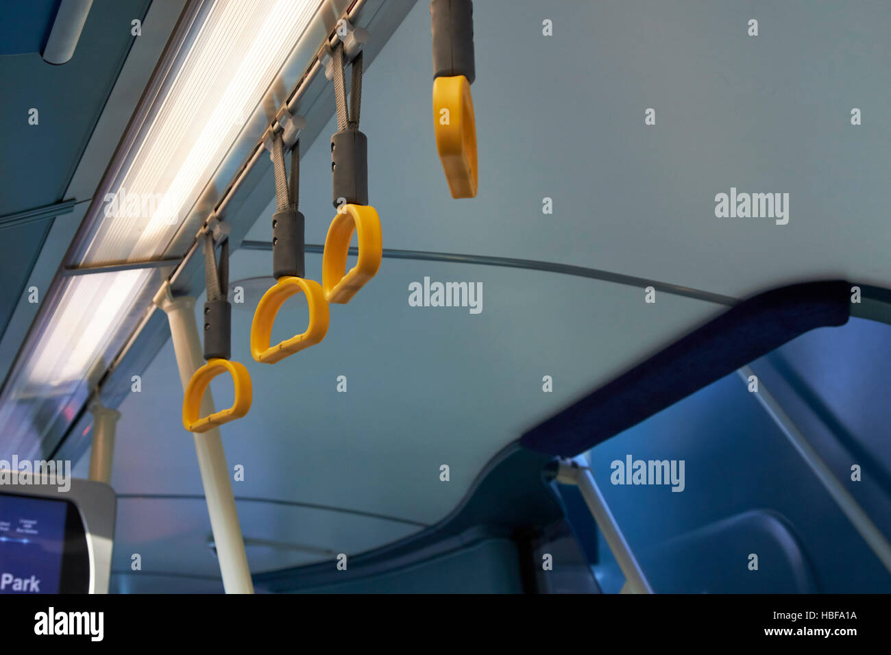 Transport bus handles hi-res stock photography and images - Alamy