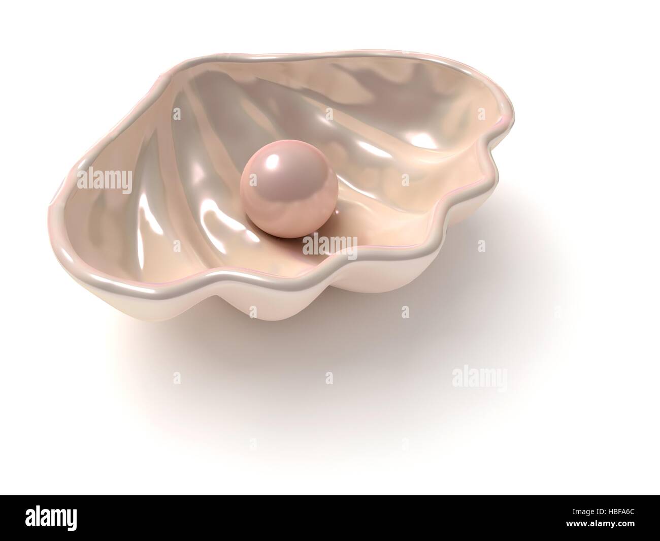 Pearl shell 3d hi-res stock photography and images - Alamy