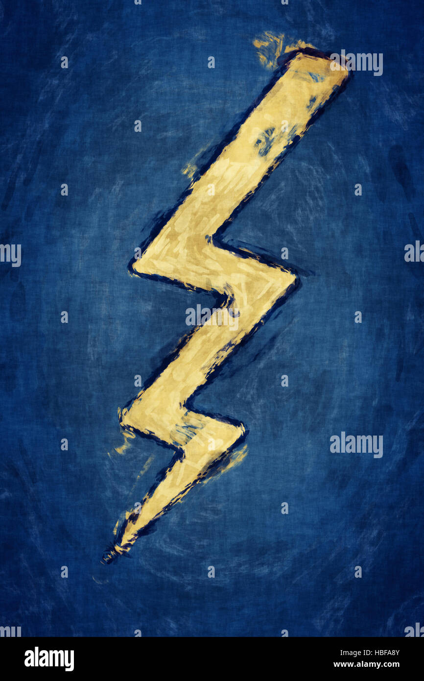 flash sign painting Stock Photo - Alamy