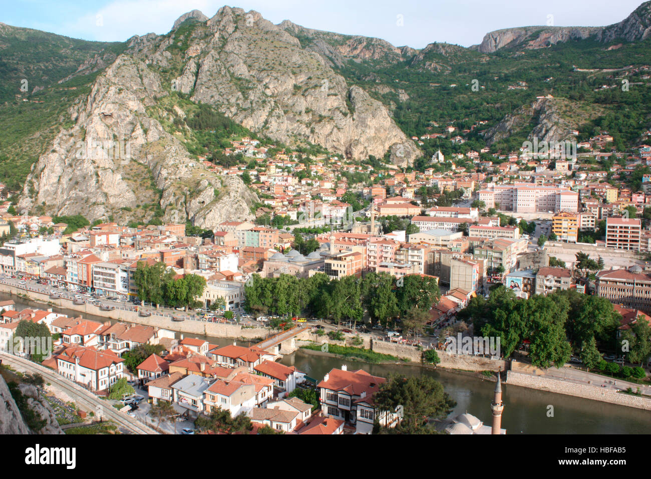 the town of Amasya in central Turkey Stock Photo - Alamy