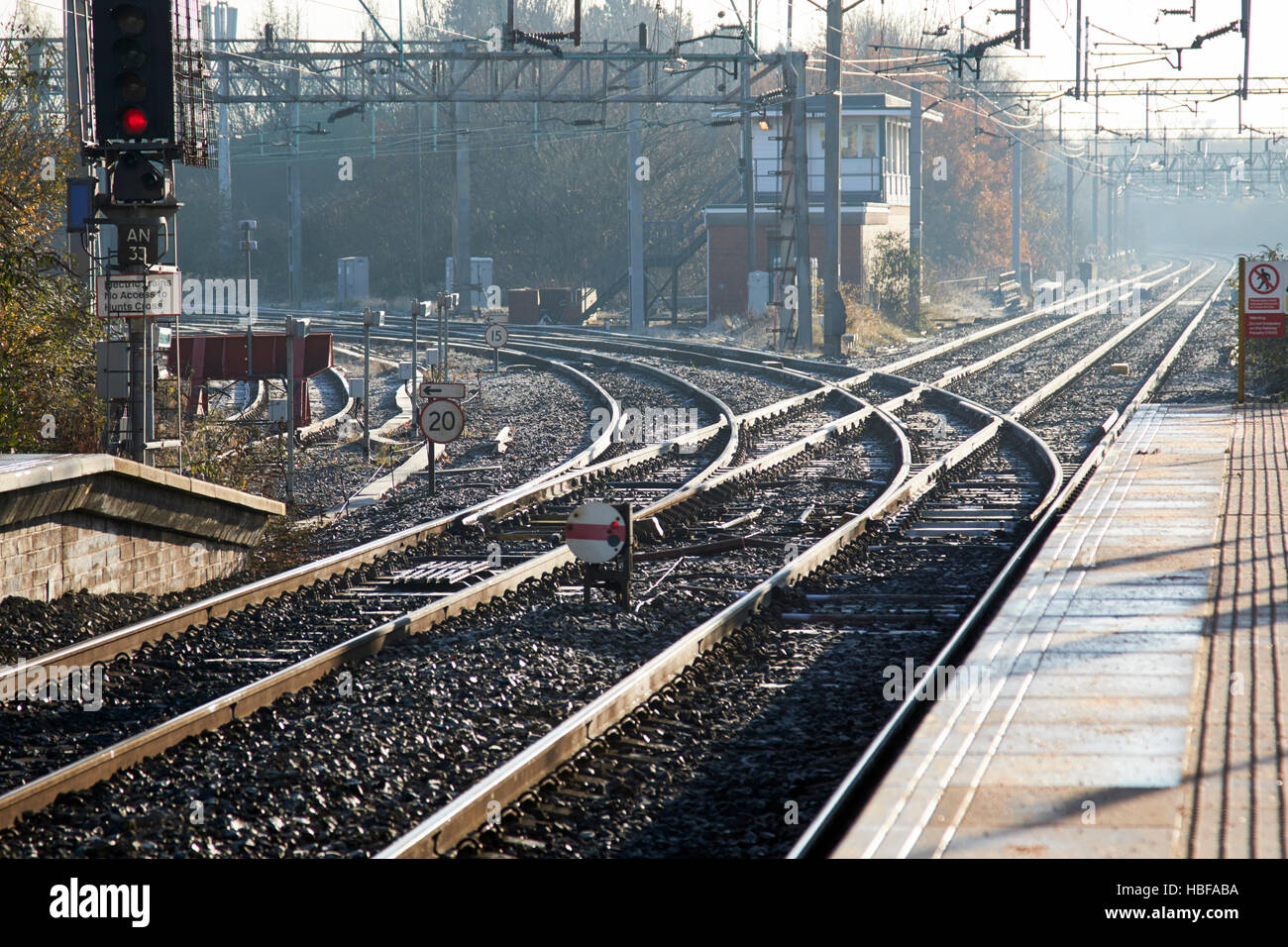 Rail tracks uk hi-res stock photography and images - Alamy