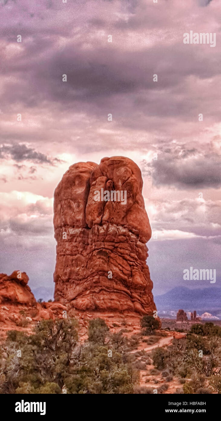 Phallic rock arches national park hi-res stock photography and images ...