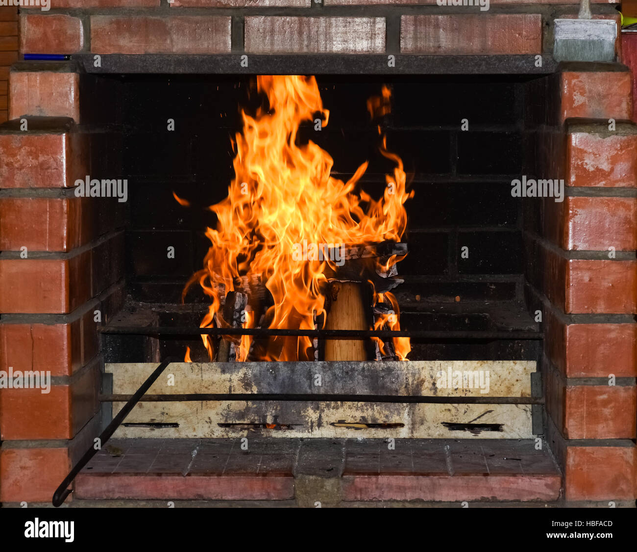 flame fire fireplace Stock Photo - Alamy