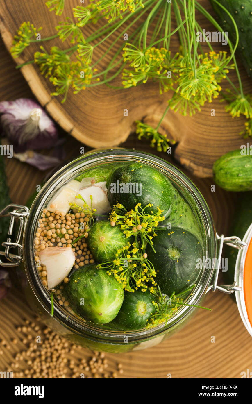Closeup of fresh pickling cucumbers Stock Photo - Alamy