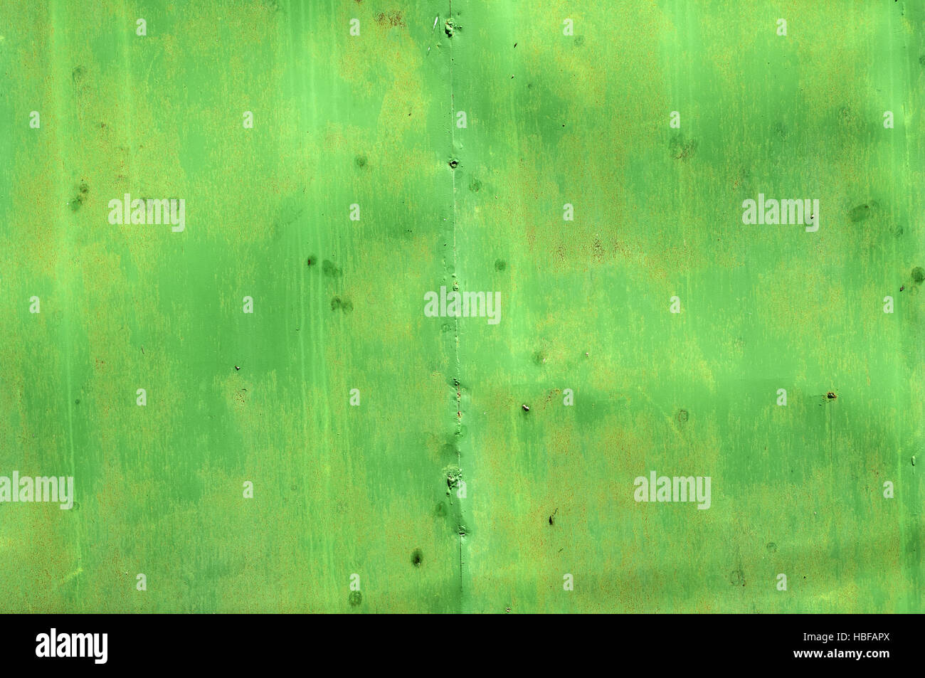 Green painted weathered tin surface Stock Photo - Alamy